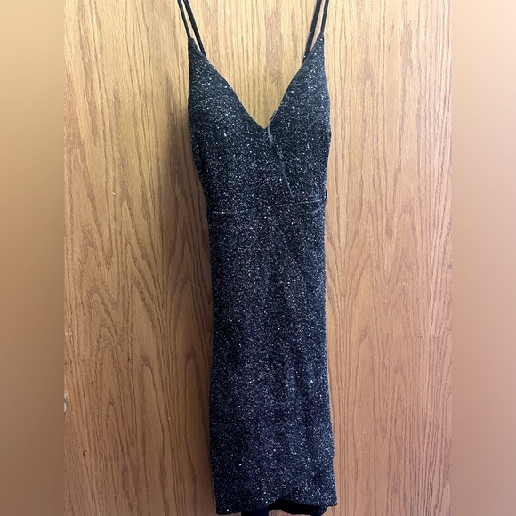 Windsor | Dresses | Windsor Black Glitter Dress | Poshmark